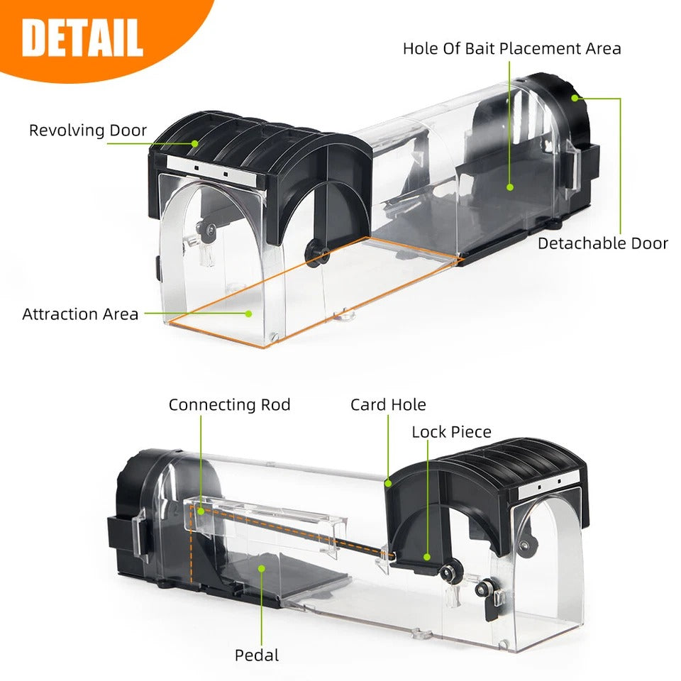 Smart Mouse Trap | Transparent, Safe & Reusable – Trendly.pk