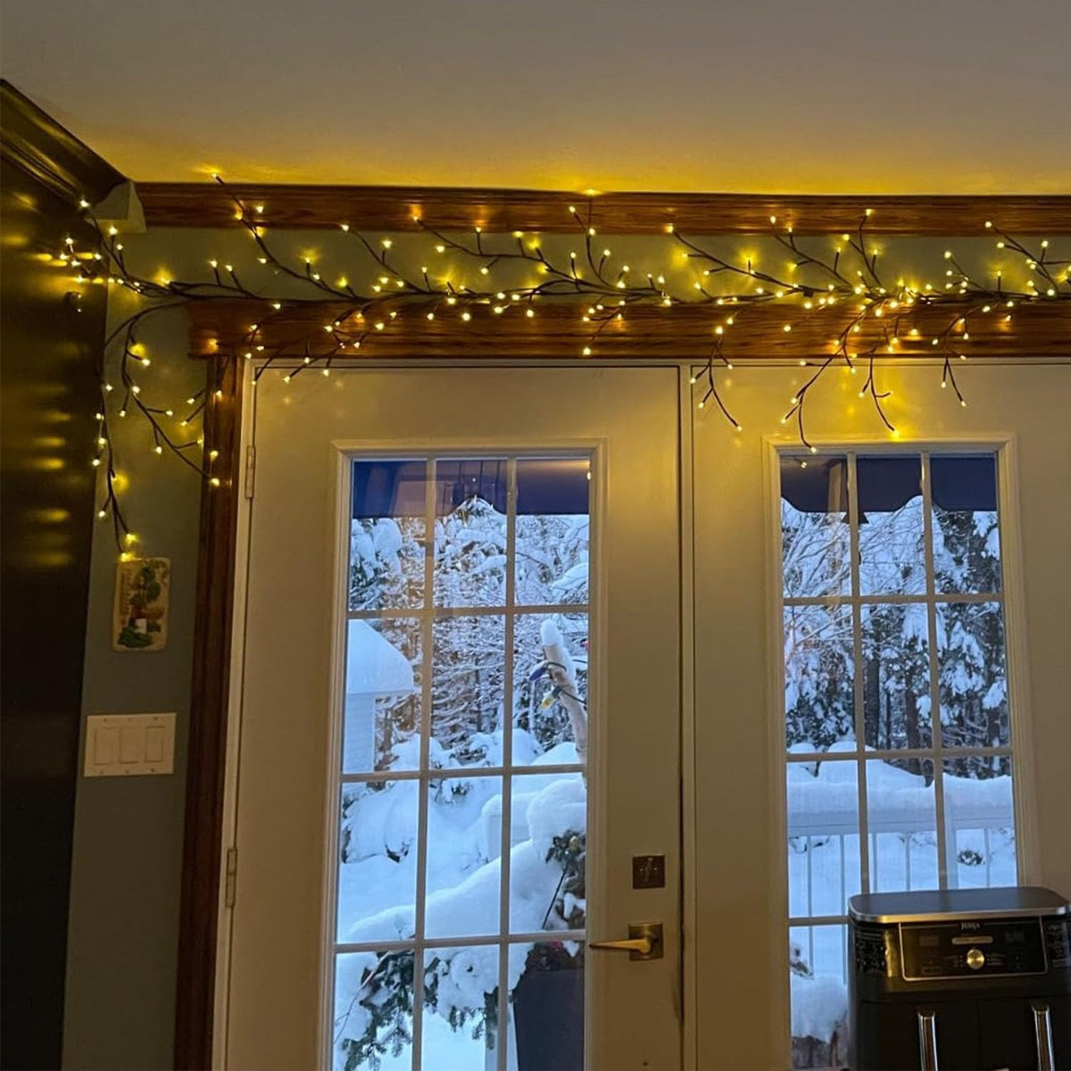 96 LED Large Size Warm White Tree Branch Smart LED with Remote – Trendly.pk